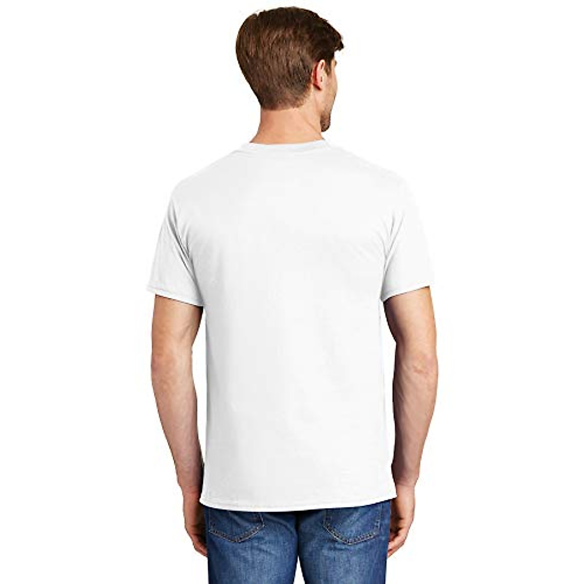 Hanes Beefy-T Men`s Pocket T-Shirt White
