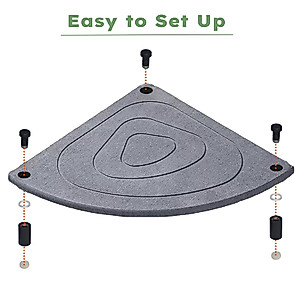 FOWSEEK Stone Drying Tray, Diatomite Instant Dry Sink Organizer for Bathroom Kitchen Counter, Water Absorbing Stone Tray for Sink Sponge Soap Holder Dispenser, Fast Drying Sink Caddy