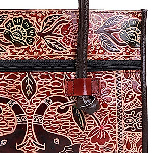 Indian Handmade Leather Ethnic Vintage Tribal Shoulder Bag Purse Black