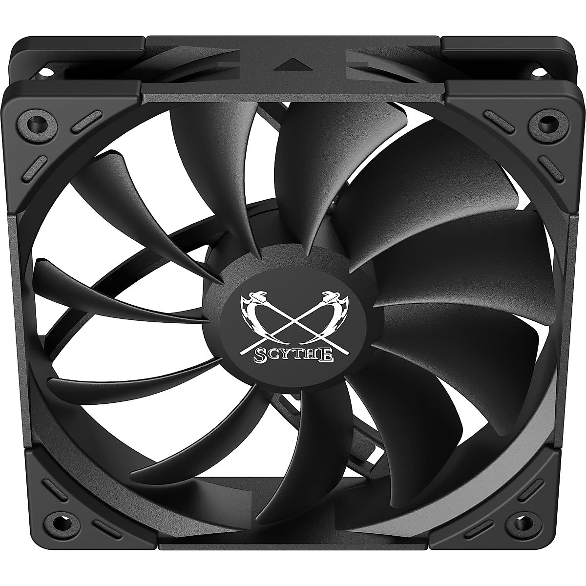 Scythe Kaze Flex II 120 PWN, 120mm x 25mm Air Flow Optimized Quiet Operating Computer Case Fan, Fluid Dynamic Bearing, 4-Pin Connector, Single Pack (Standard Edition - 1500 RPM)