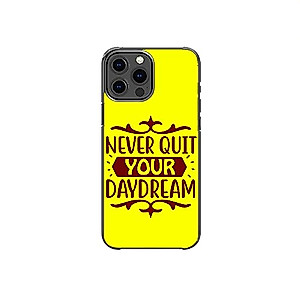 Never Quit Your Dream Motivational Inspirational Pattern Art Design Anti-Fall and Shockproof Gift iPhone case (iPhone X/XS)