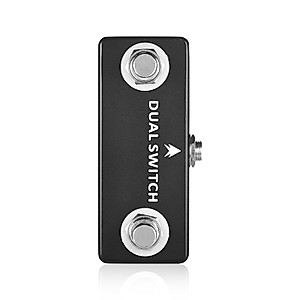 Guitar Footswitch Pedal DUAL SWITCH PEDAL Dual Momentary Footswitches for Effects Pedal and Muti-effects Pedal