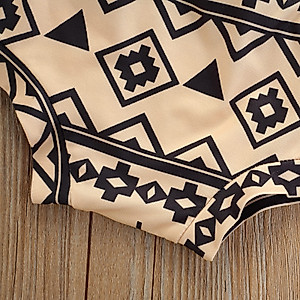 Newborn Baby Girls Clothes Sets 3pcs Letter Short Sleeve Tassel T Shirts Snakeskin Printed Shorts Headband (Black, 0-6 Months)