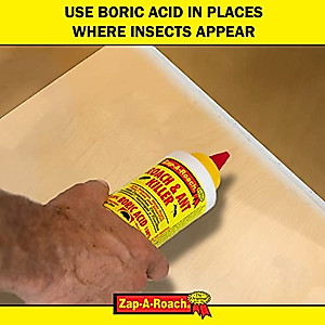 Zap-A-Roach 3 Pk, Boric Acid Roach & Ant Killer NET Wt. 5 Oz. (142 GMS) Each