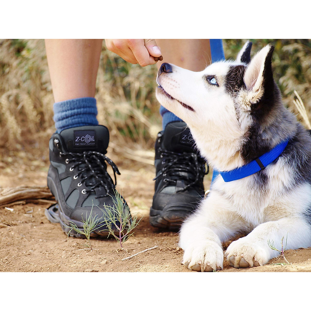 Z-CoiL Outback Men’s Hiking Shoe - Orthopedic Shoes for Men - Orthotic Outdoor Hiker Boot for Pain Relief, Foot Support, and Comfort - Open Coil Black