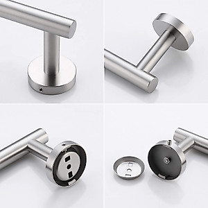 KES Bathroom Towel Bar, Towel Hangers for Bathroom Wall Shower Hand Towel Holder Hanger 27.6 Inches SUS304 Stainless Steel RUSTPROOF Wall Mount Brushed Steel, Total Length 29.9 Inch, A2000S75-2