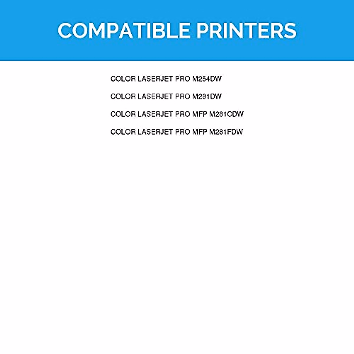 LD Products Compatible Toner Cartridge Replacement for HP 202A (2 Pack, Black) Compatible with HP Color Laserjet M254dw, M281cdw, M281dw, M281fdw
