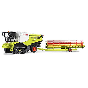 Bruder 02119 CLAAS Lexion 780 Combine Harvester, Realistic Farm Harvesting Tractor Toy, Green