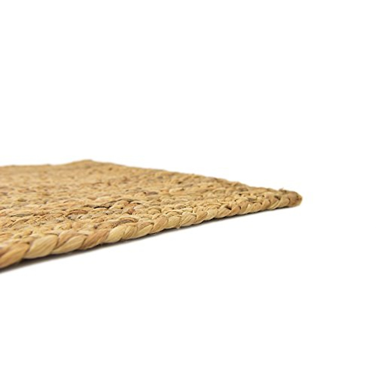 Unique Loom Braided Jute Collection Classic Quality Made Natural Hand Woven Area Rug (2' 0 x 3' 0 Rectangular, Natural)