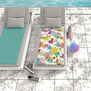 Franco Collectibles Squishmallows Super Soft Cotton Bath/Pool/Beach Towel, 60 in x 30 in, (Official Licensed Squishmallows Product)