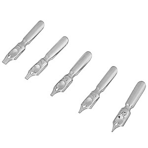 Quill Pen Set Vintage Ink Set Antique Calligraphy Writing Antique Executive Gift Quill Pen for School+5 Replacement Nibs+Ink Bottle+ Pen Nib Base(Red)