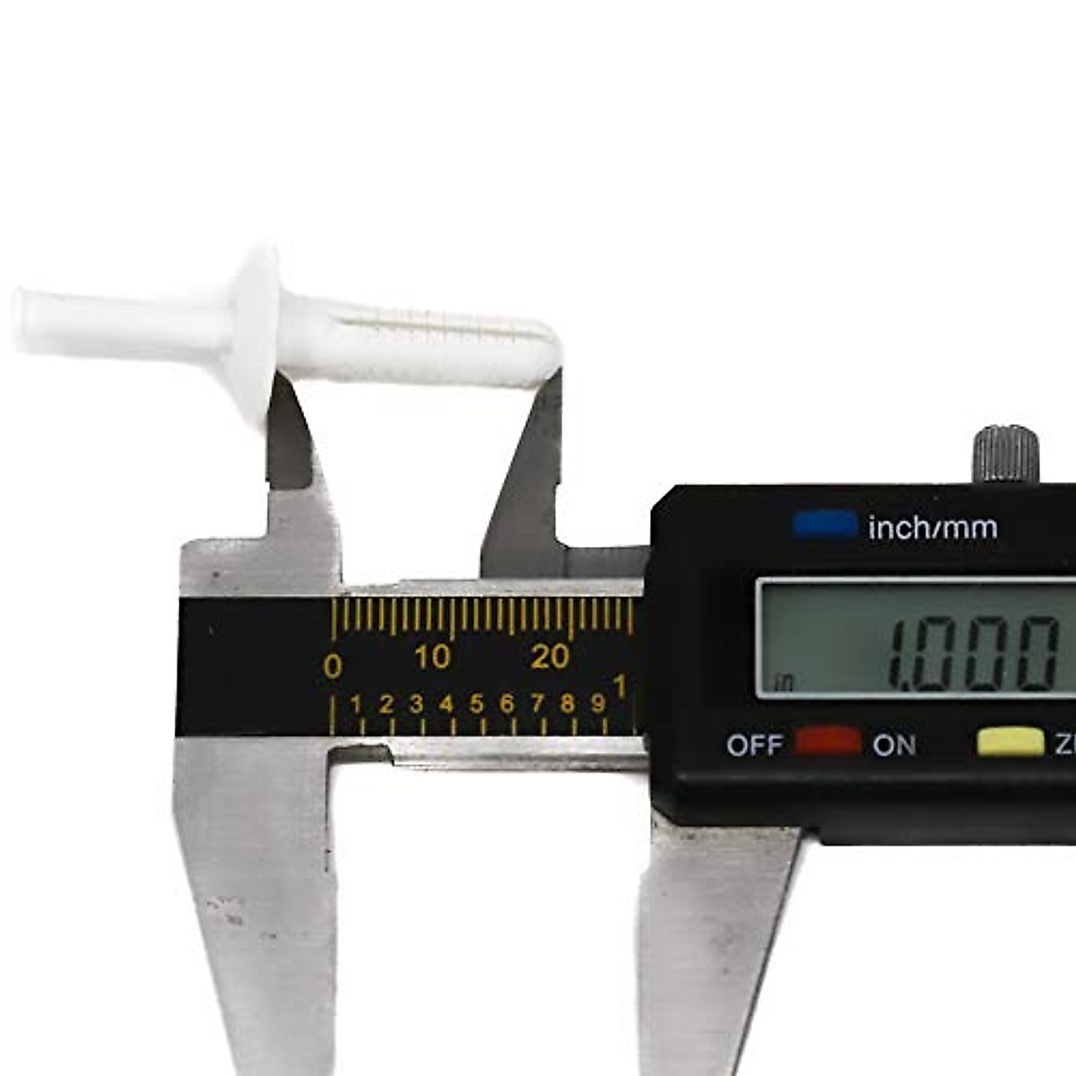 Everbilt 1/4 in. x 1 in. Plastic Pin Drive Rivets (30 Pieces), Designed to Hold Wall Surrounds to Drywall Backing, Lightweight and Durable with White Nylon Material