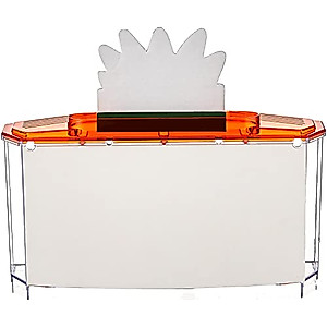 PENN-PLAX Spongebob Squarepants Officially Licensed Betta and Goldfish Bow Tank – Orange – 0.7 Gallon