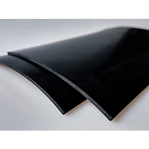 Rubber Sheet Anti Vibration Isolation Pads Acoustic Damping Film Shock Absorbing Foam Rubber Mat 12 x 6 x1/8 inch 70 Duro