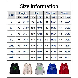 NJNJGO Full Zipper Hoodie Aesthetic Jacket 90s Long Sleeve Graphic Coat Couple 90s Top Streetwear