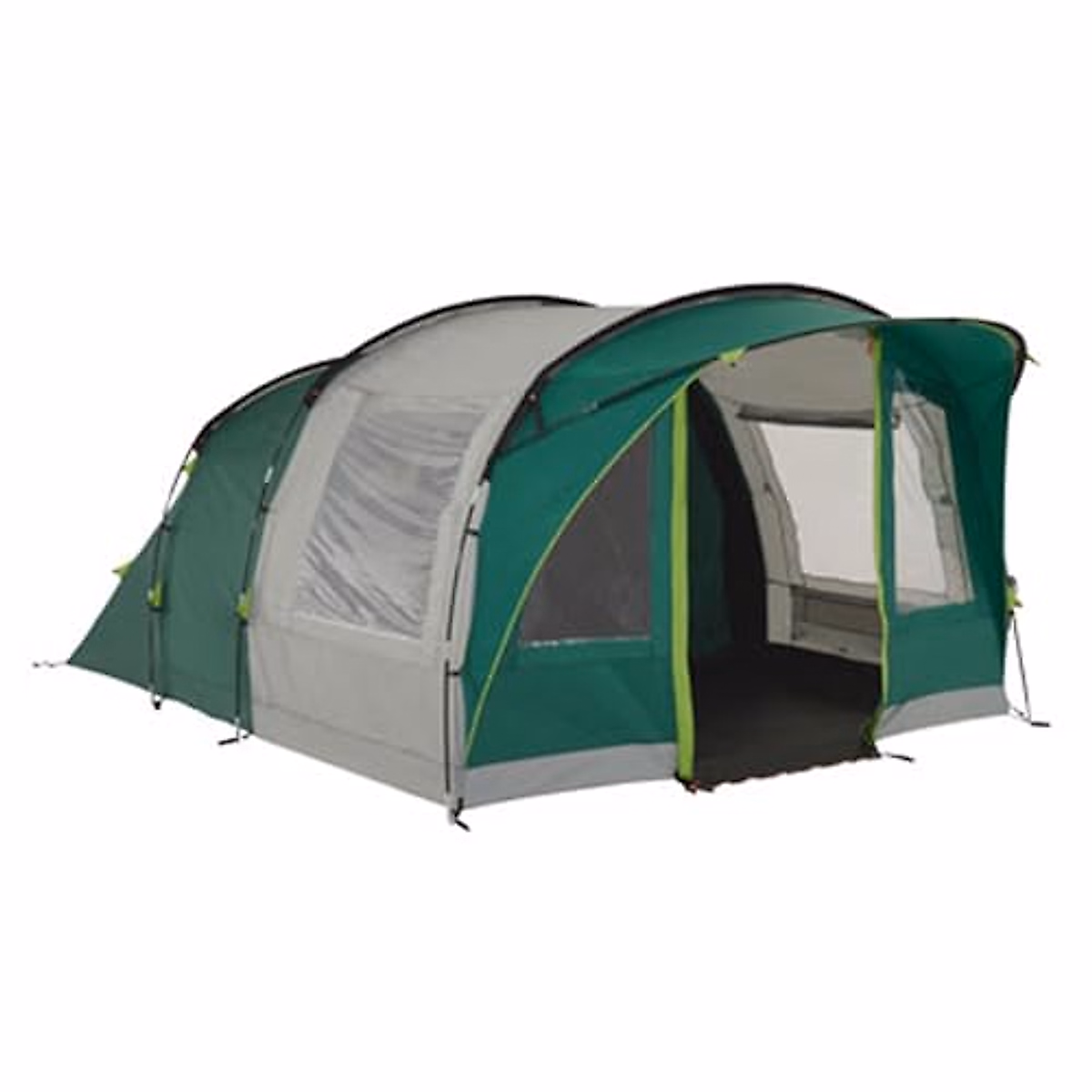 Coleman Rocky Mountain 5 Plus Family Tent, Blocks up to 99 Percent of Daylight, 5 Man 2 Bedroom Family Tent, 100 Percent Waterproof Camping Tent for 5 Person, Also Ideal to Camp in The Garden