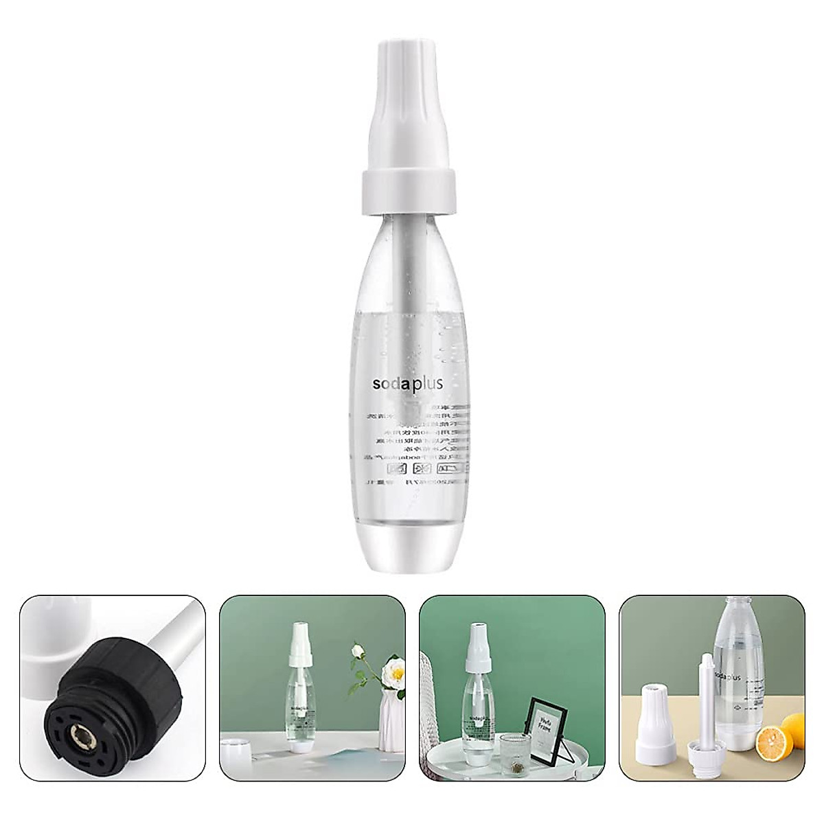 VALICLUD Sparkling Water Hand Tools Soda Maker Fizzy Drink Machine Portable Soda Mini Soda Machines Making Tool for Homemade Summer Cool Drink Making Sparkling Water Hand Tools
