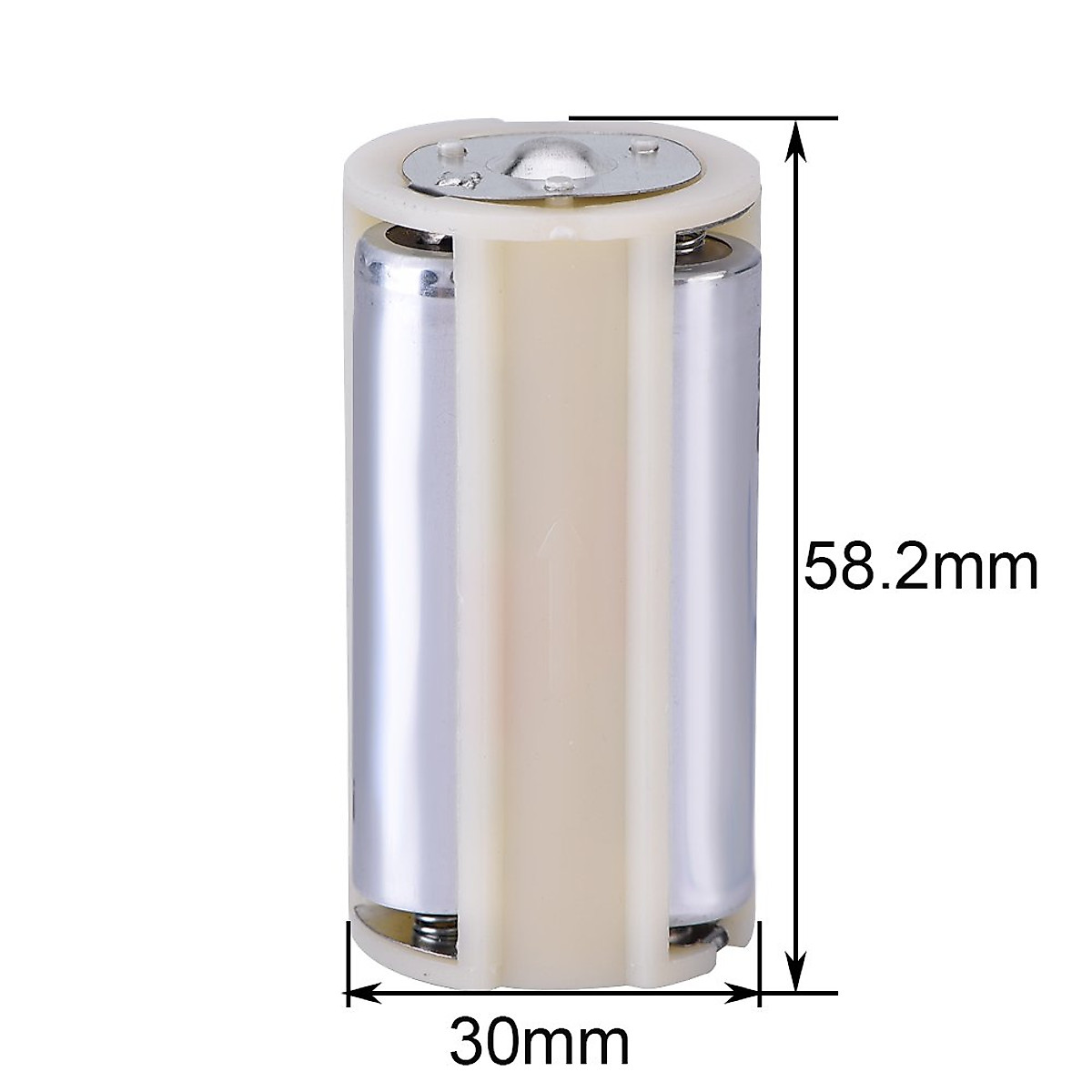 AA to D Battery Case, 10Pcs 3 AA to 1 D Size Series Connection Adapter Converter Battery Holder Case Box