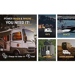 LION ENERGY- SAFARI UT 700 LiFePO4 Deep Cycle Battery - 56Ah 12v with 716WH and a Built-In BMS - 3500+ Deep Cycle Rechargeable Battery - Perfect for RV/Camper, Marine, Overland/Van