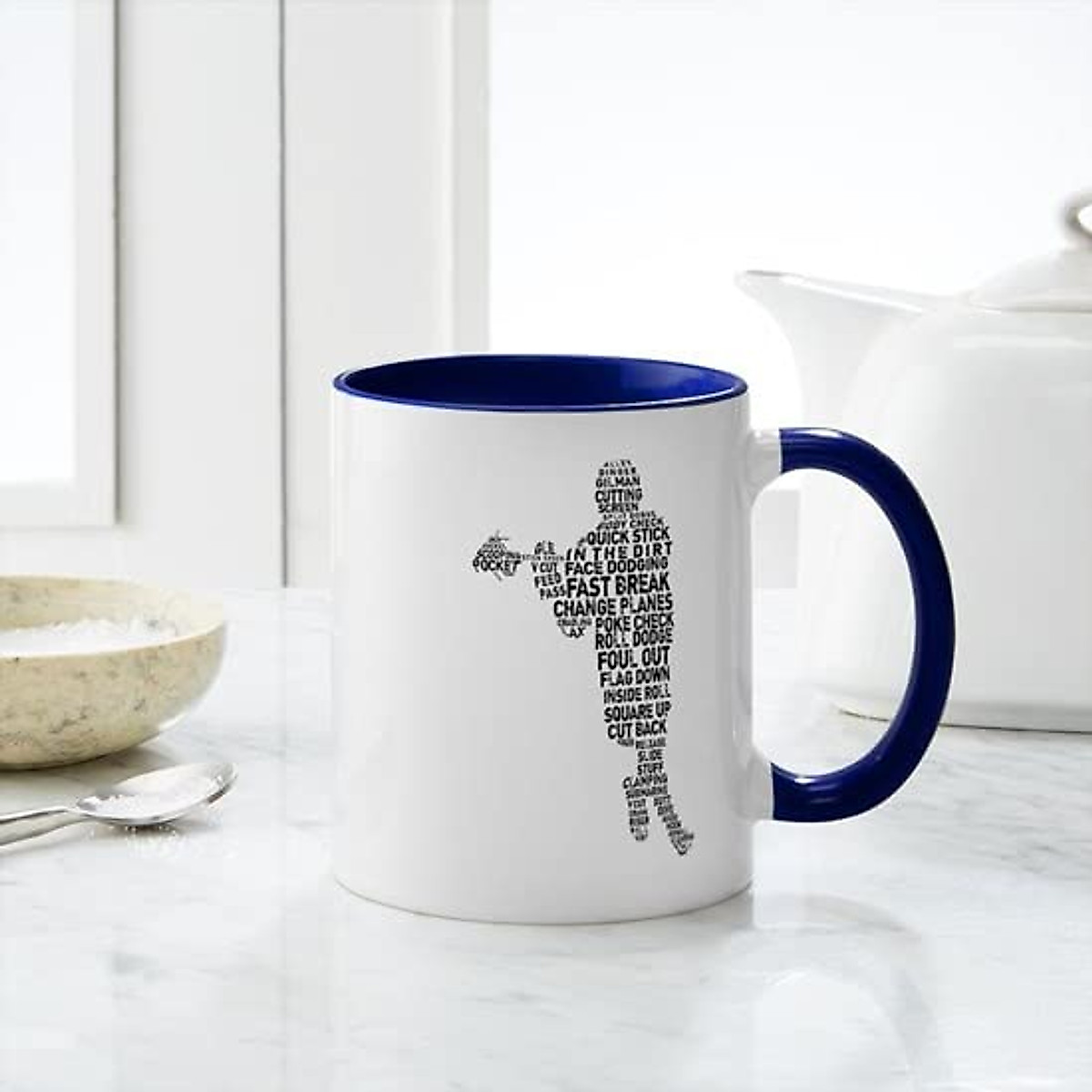 CafePress LAX Terminology Mug Ceramic Coffee Mug, Tea Cup 11 oz