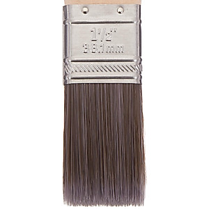 Amazon Basics 1-1/2" Flat Edge Master Pro Paint Brush, Brown