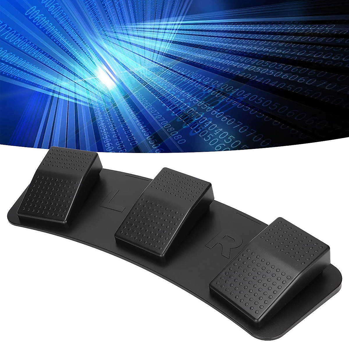 USB Triple Foot Pedal Optical Switch Control,Multifunctional Ergonomic Triple Foot Switch Pedal for Playing Games Factory Testing Computer Keyboard Mouse Game Action HID(FS23_PM (Mechanical Switch))