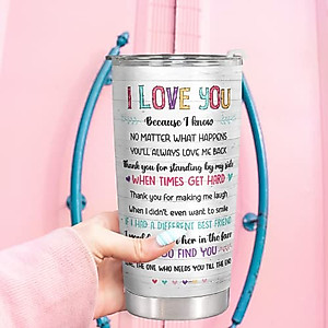 Pawzity Gifts for Best Friends Women Birthday - Mothers Day gifts for friend - Friendship Gifts for Women Friends, Gifts for Friends, Friend Gifts, Bestie Gifts for Women - 20 Oz Bestie Tumbler