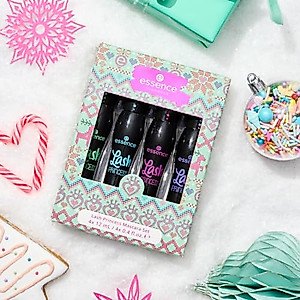 essence | Lash Princess Mascara Set | 4 Vegan & Cruelty-Free Mascaras | False Lash Effect, Waterproof, Curl & Volume, Sculpted | Holiday Gift for Beauty Lovers