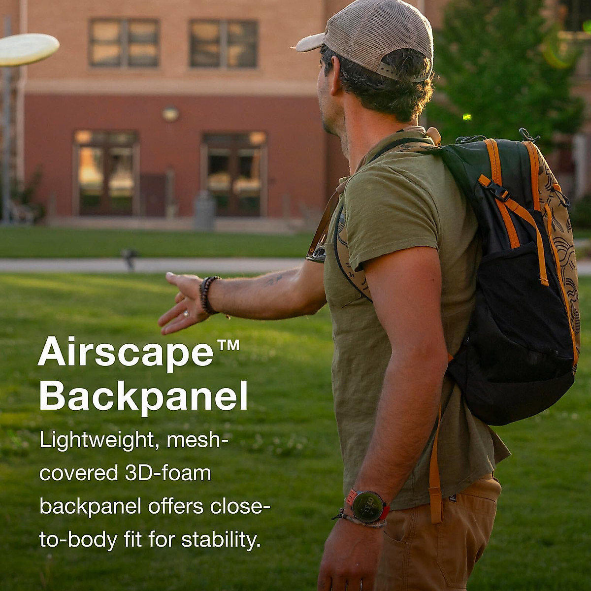 Osprey Axis Laptop Backpack, Tungsten Grey/Muted Space Blue