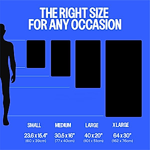 Acteon New Microfiber Quick Dry Gym Towel, Silver ION Odor-Free Mega Absorbent Fiber, Fast Drying, Men & Women Small Workout Gear for Body Sweat, Beach, Working Out, Camping, Travel Towel