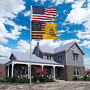 Dont Tread On Me Flag 1776 Flag 3x5 Ft We The People Retro American Flag Polyester Double Sided Mirror Printing Outdoor House Patriotic Banner Decorate