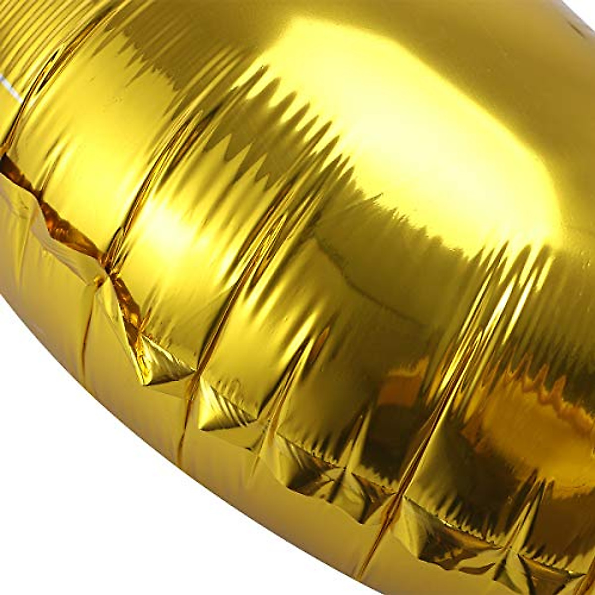 24 Inch Moon Foil Balloon Mylar Balloons for Baby Shower,Wedding,Party Decoration (6pcs,Gold)