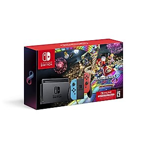 Nintendo Switch Console w/ Mario Kart 8 Deluxe (Renewed)