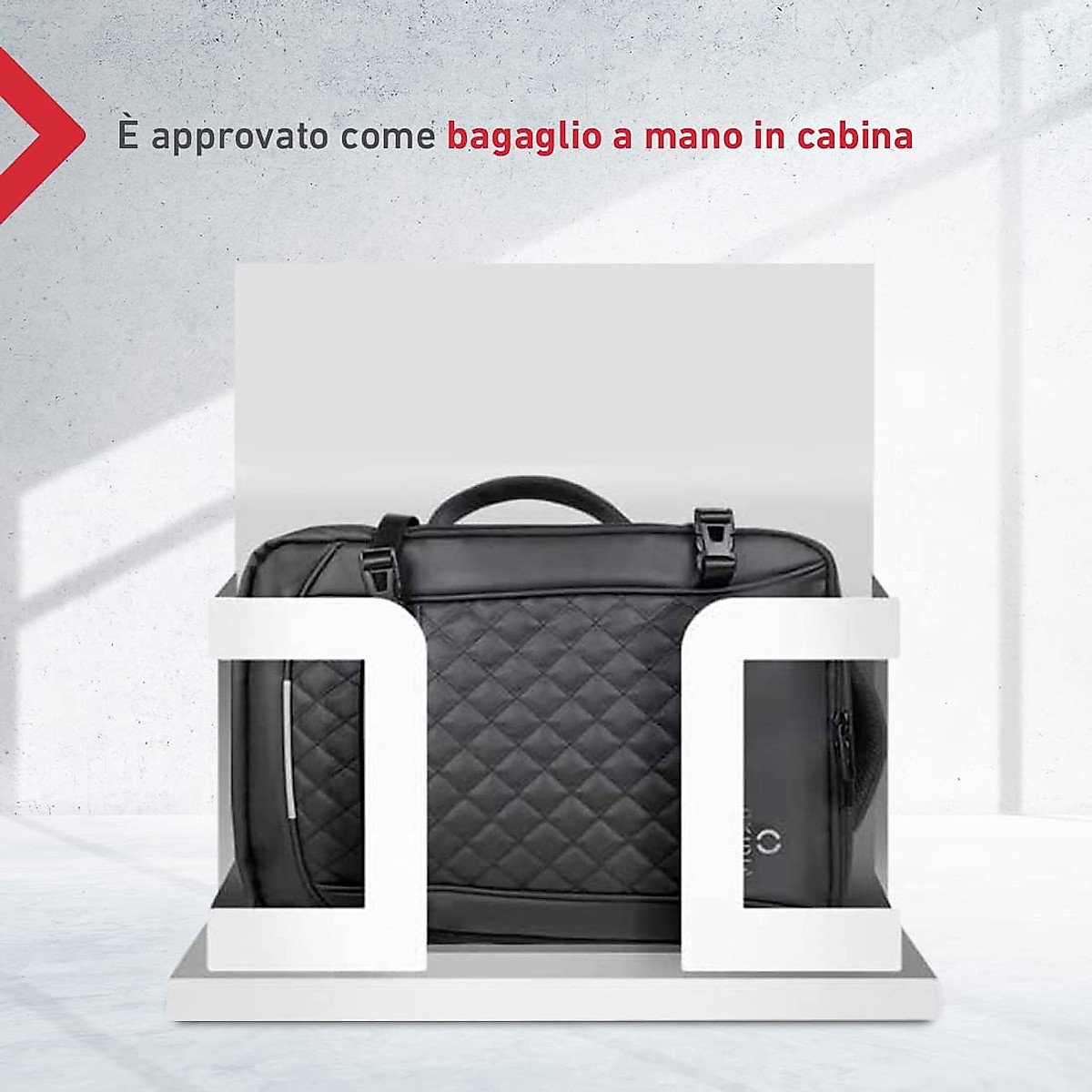 OXIDIA Travel Backpack for Business, Carry on Bag Flight Approved, 15.6-inch Laptop Backpacks, Weekender Backpack for Men, Expandable Capacity (25L, 40L), Waterproof, TSA Friendly (Black)