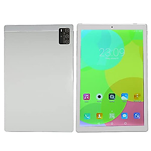 10.1 Inch Tablet, 2560x1600 IPS 2.4G 5G WiFi PC Tablet for 11, 8 Core CPU 6G 128G Memory Type C Calling Tablet with 5MP 8MP Dual Camera for Daily Life