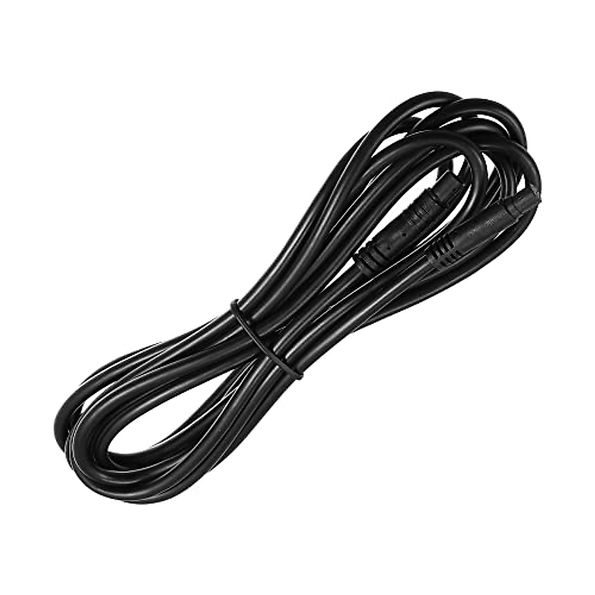 X AUTOHAUX 2 Pcs 8 Pin 9.84ft 300cm Backup Camera Extension Cable Dash Camera Cord Wires Car Rear View Camera