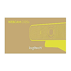 Logitech C925-e Webcam with HD Video and Built-In Stereo Microphones - Black