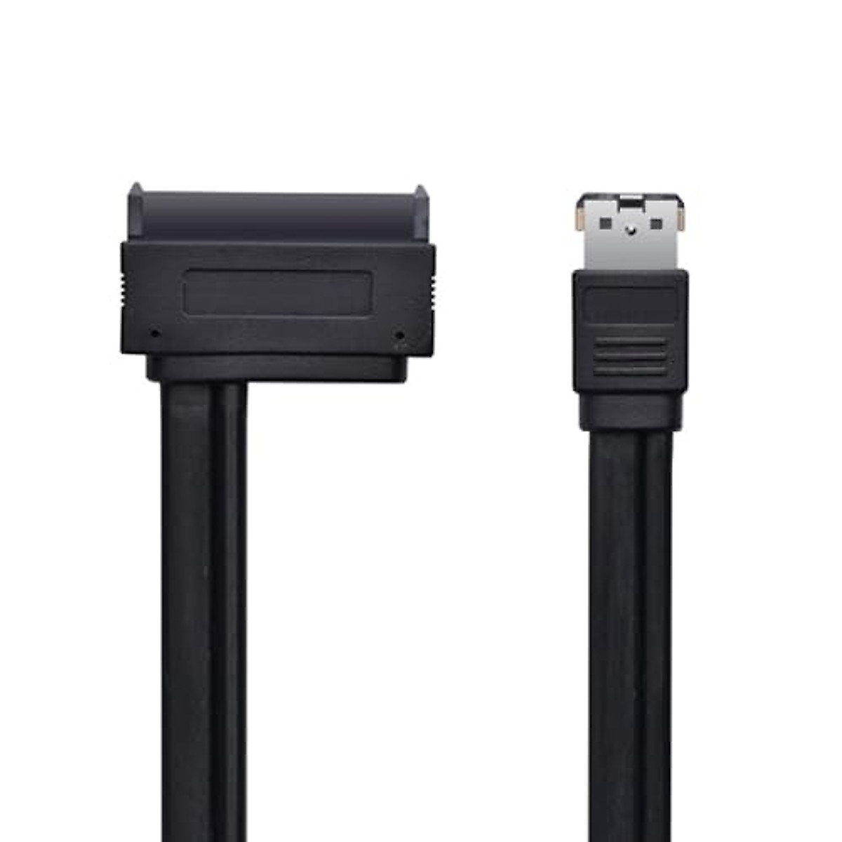 chenyang Power eSATA Cable,Power eSATA to SATA 22Pin Data Transfer Extension Cable Support 5V/12V Power for 2.5"/3.5" Hard Disk Drive 50cm