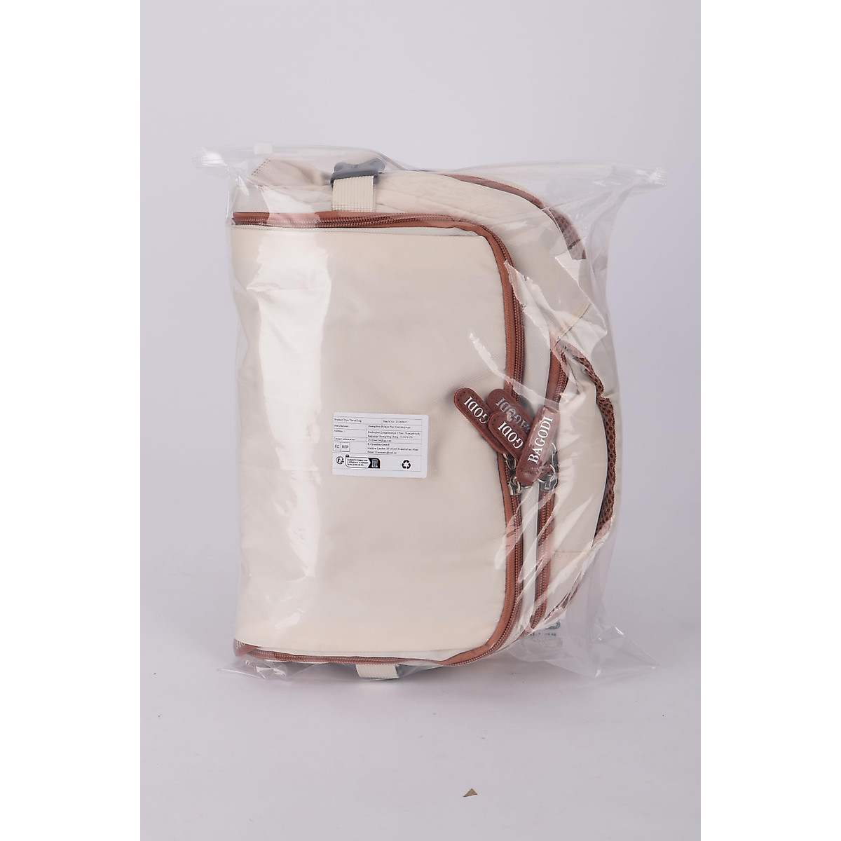 BAGODI Travel Laptop Backpack ,15.6 Inch Flight Approved Carry on Backpack,Waterproof Large 40L Hiking Backpack Casual Daypack (Khaki)