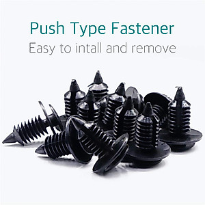 Lantee 20 Pcs Interior Door Trim Panel Retainer Clips Fasteners Replacement for Ford N805155-S & for Dodge 6505878-AA, Fit for Ford GT/Taurus/Thunderbird, Fit for Dodge Ram 1500/2500/3500