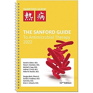 The Sanford Guide to Antimicrobial Therapy 2022 (Spiral Edition)