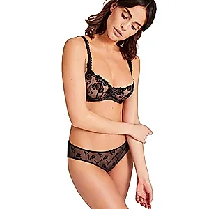 Aubade Women's Softessence Tanga, Black (Black), Large