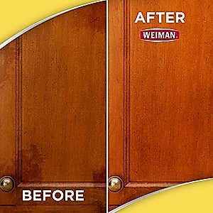 Weiman Wood Cleaner and Polish Wipes - Clean, Polish & Protect Wood Furniture, 30 Count