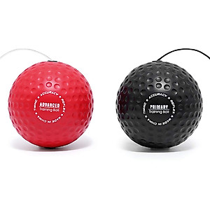 YMX BOXING Training Reflex Ball - Adjustable Elastic Head Band, Light Weight Soft Foam Balls - Improve Hand to Eye Coordination, Reaction Speed, Focus, Accuracy - Cardio Sports Exercise Equipment