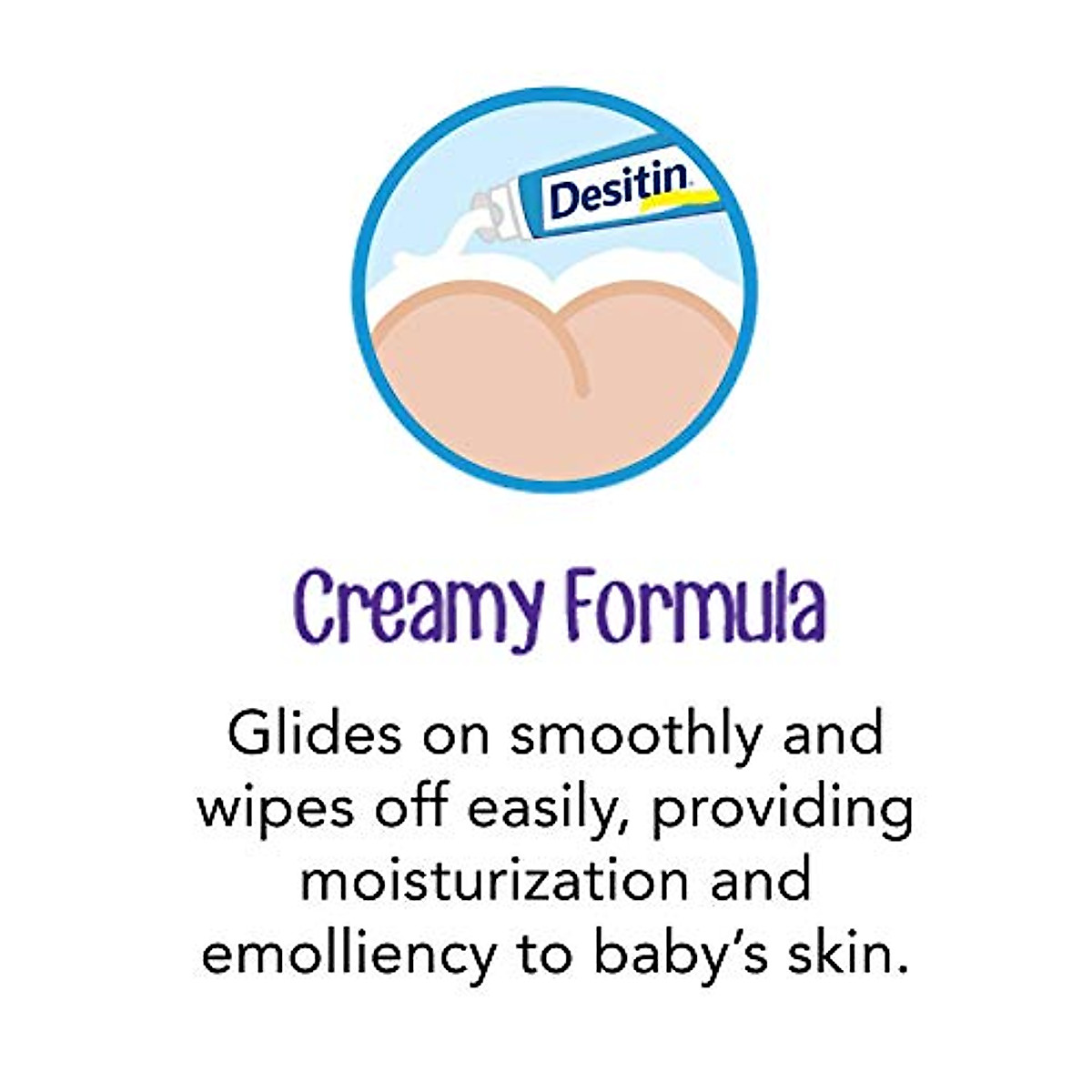 Desitin Daily Defense Baby Diaper Rash Cream with Zinc Oxide to Treat, Relieve & Prevent diaper rash, Hypoallergenic, Dye-, Phthalate- & Paraben-Free, 4 oz