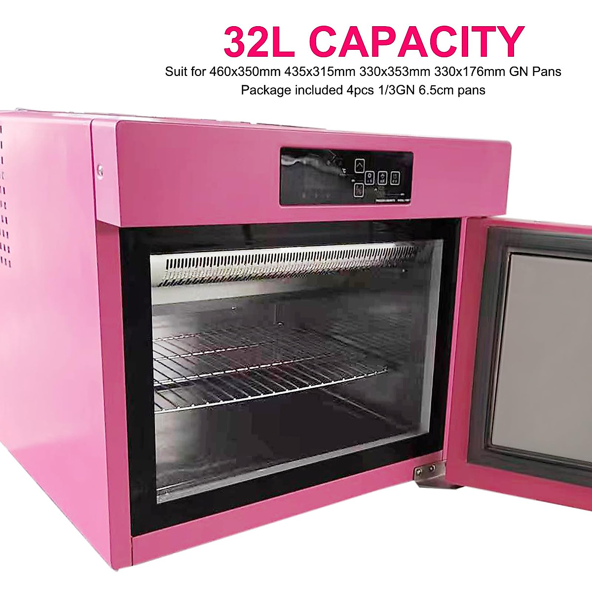 Vaseni Commercial Blast Chiller Freezer, Small Blast Freezer, 8.45 Gal, Blast Chiller Shock Freezer, 30mins Fast Cooling, Gelato Ice Cream Chest Freezer, for Dumpling, Fish, Chicken Restaurant, Hotel