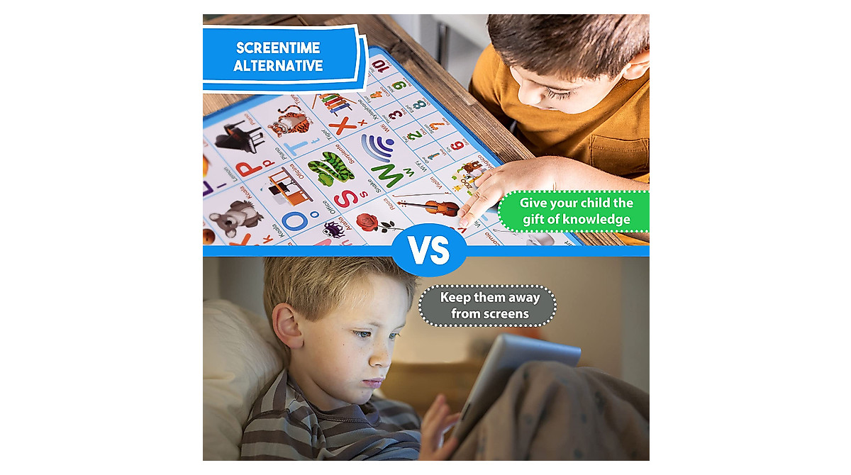 Bilingual Alphabet Learning Toys for Kids 2-4 Years