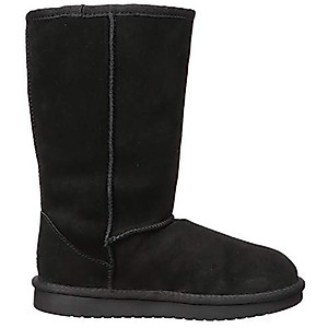 Koolaburra by UGG Girls' K KOOLA Tall Fashion Boot, Black, 03 Medium US Big Kid