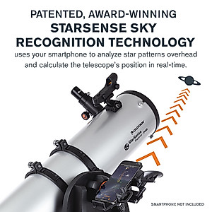 Celestron – StarSense Explorer 150mm Tabletop Dobsonian Smartphone App-Enabled Telescope – Works with StarSense App to Help You Find Nebulae, Planets & More – iPhone/Android Compatible