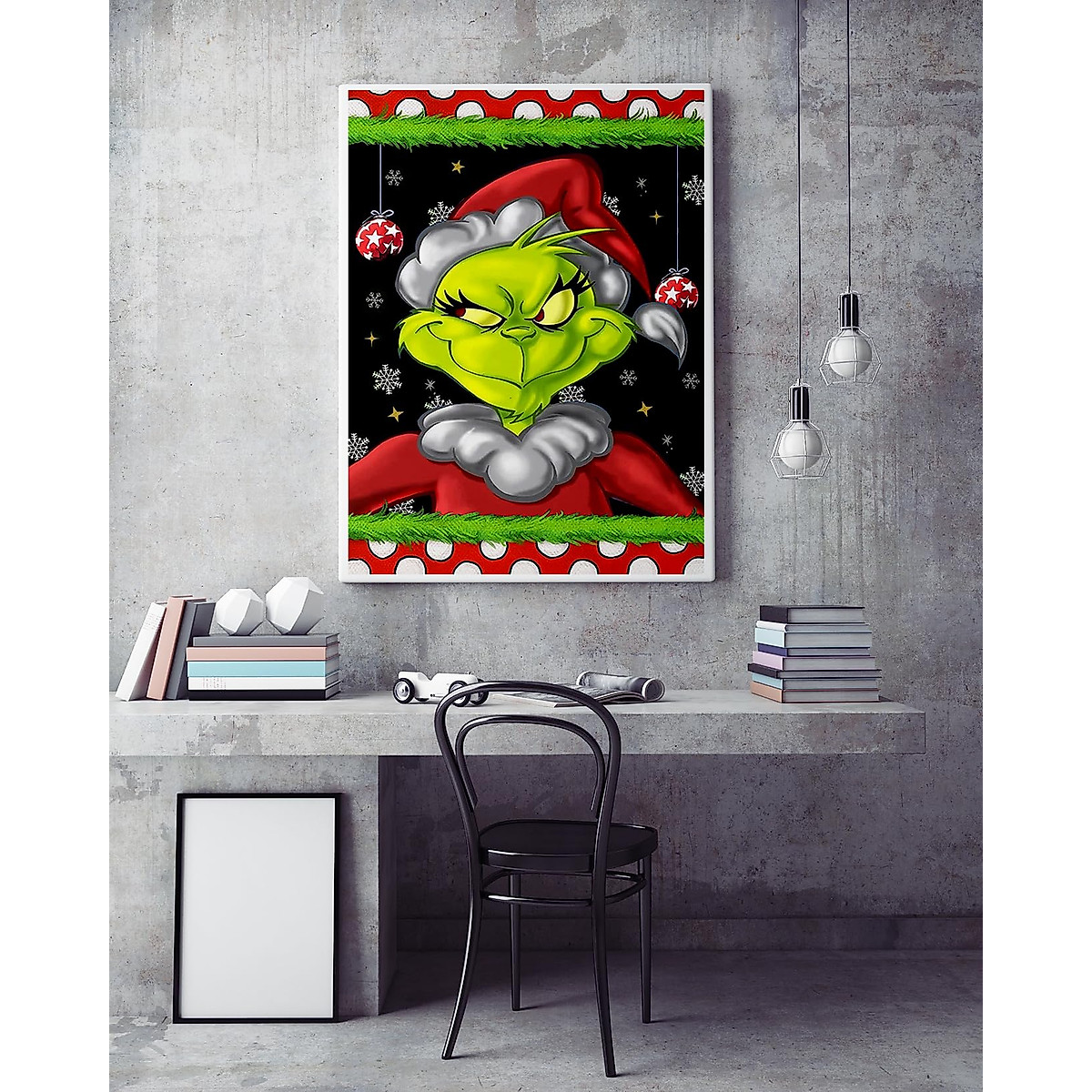 Acelii 5D Christmas Diamond Painting Kits for Adults Beginners,DIY Winter Paint by Diamond Art,Full Round Drill Diamonds Dots Gem Art Kits,Home Wall Decor 12x16 Inch